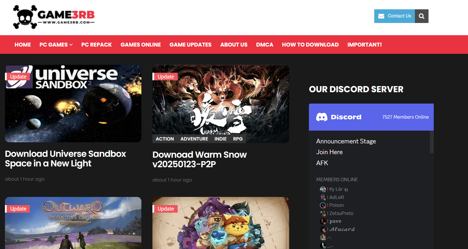 Game3rb : Un site de téléchargement de jeux PC controversé - Sites Trends